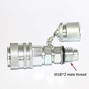 XZT 6000PSI Hydraulic Pressure Test Coupling Kit,Repair Tools for USA Brand Excavator Construction Machinery (6000PSI) (6000PSI)