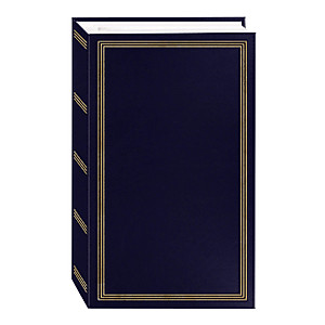 Pioneer Photo Albums STC-504 Navy Blue Photo Album, 504 Pockets 4"x6"
