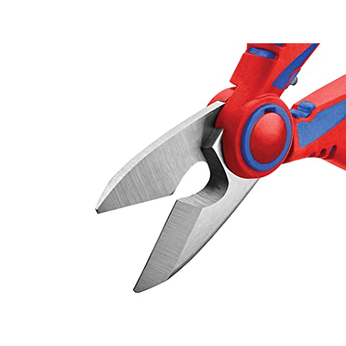 Knipex 95 05 10 SB Electricians' Shears with Multi-Component Grips, fibreglass-Reinforced 160 mm (Blister Packed)