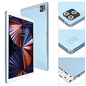 doder Tablet PC, 8000mAh 10.1 Inch Tablet Blue 100240V 1080x1920 HD for 11.0 for Reading (US Plug)