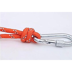 NorthPada 6 mm 32 FT 10 Meter Floating Rope Anchor Mooring Rope Boat Rope Marine Rope Dock Lines Kayak Canoe Tow Throw Line Reflective Orange
