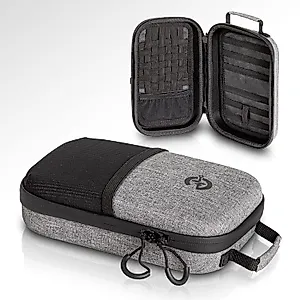 Epulse Smell Proof Box, Smell Proof Bag Case, Stash Containers, Small Lock Box, Vape Case, Pouch Travel, Smellproof Stash Bag for Accessories, Anti Smell Bags (8x6 in, Grey)