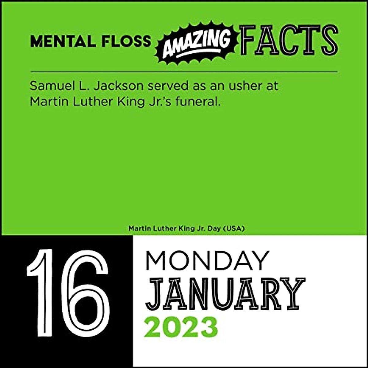 Amazing Facts from Mental Floss 2023 Day-to-Day Calendar: Fascinating Trivia From Mental Floss's Amazing Fact Generator