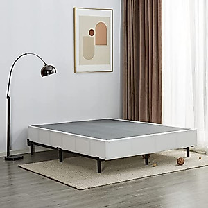 AMOBRO Bed Frame Queen Size, Easy Assembly Metal Queen Bed Frame for Boxspring and Mattress, 7 Inchs Heavy Duty 9 Legs Support Base Tool-Free