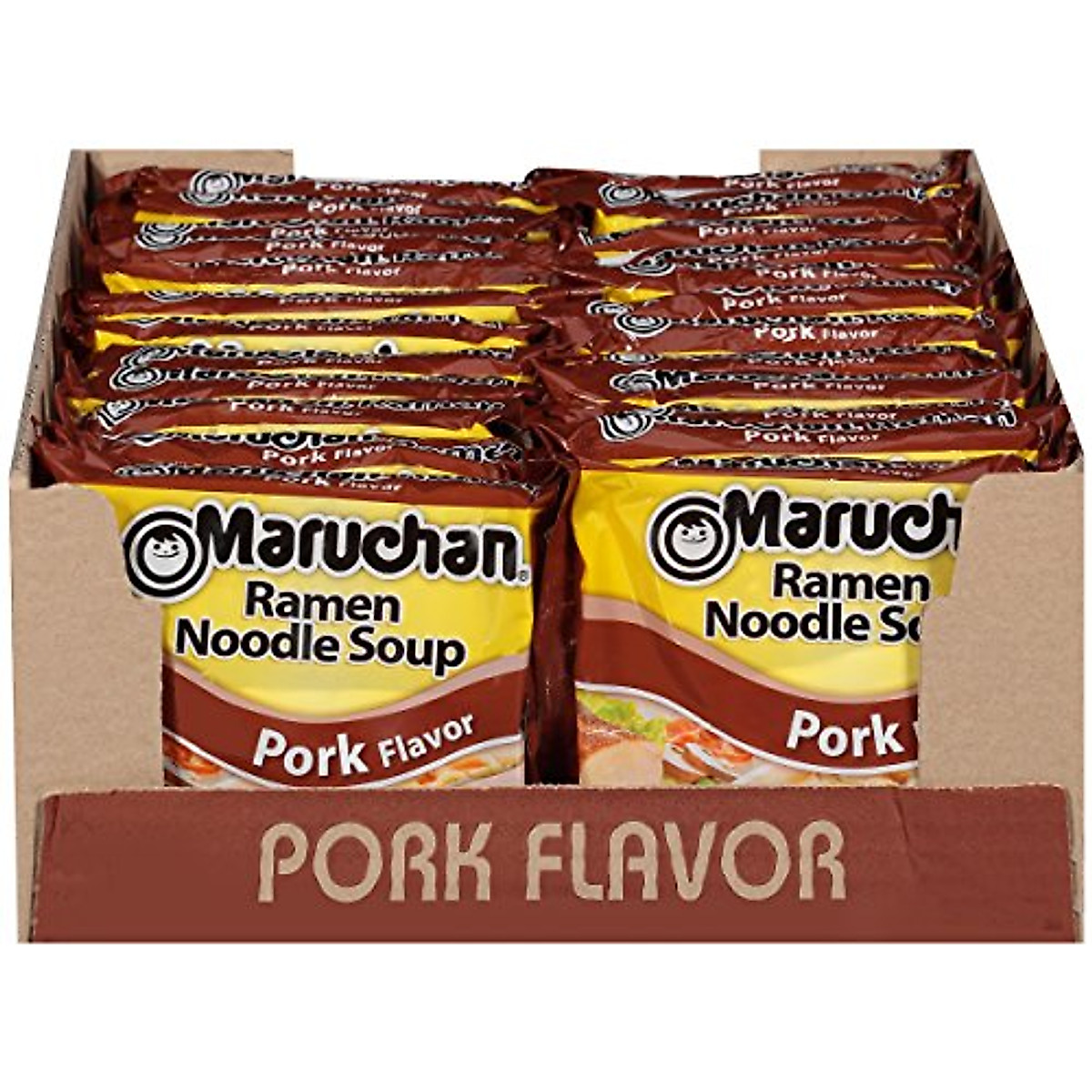Maruchan Ramen Pork Flavor, 3.0 Oz(Pack of 24)