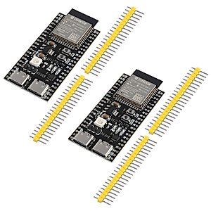 2PCS ESP32 ESP32-S3 WiFi+Bluetooth Internet of Things Dual Type-C Development Board Core Board ESP32-S3-DevKit C N8R2 for Arduino