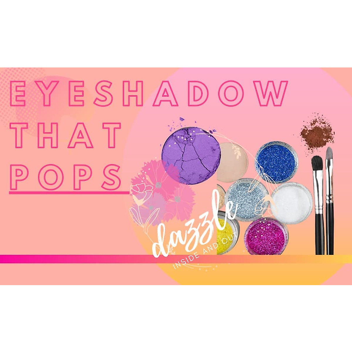 Pure Ziva Light Blue Silver Grey Shimmering Pressed Powder Single Vegan Eyeshadow; Talc, Paraben & Cruelty Free