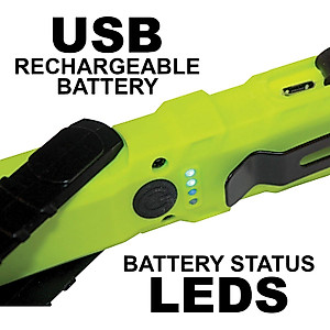 Clore Automotive Light-N-Carry LNCMINI "MANTIS" Rechargeable COB LED Work Light for Mechanics, HVAC Technicians, Plumbers, Contractors