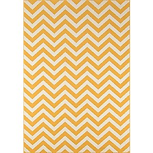 Momeni Rugs Baja Collection Area Rug, 7'10" x 10'10", Yellow