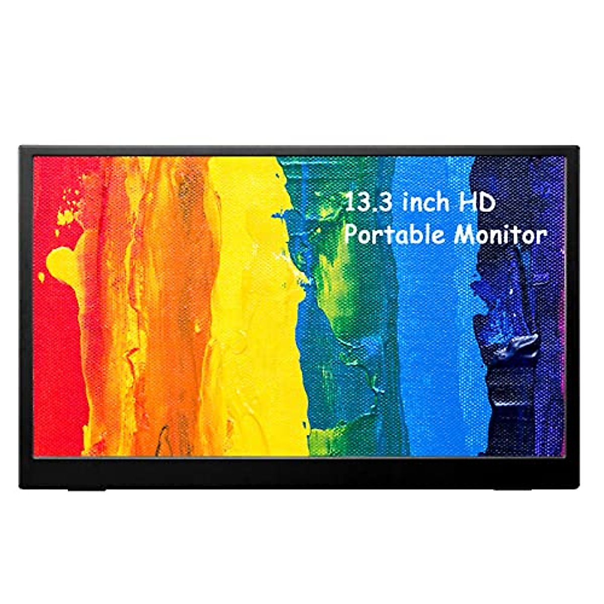 GOWENIC Portable Monitor, IPS Ultra Thin FHD Gaming Monitor, 13.3in 15.6in HDR USB HDMI Computer Display, External Monitor for Laptop Phone Tablet, Freesync Technology (15.6 inch)