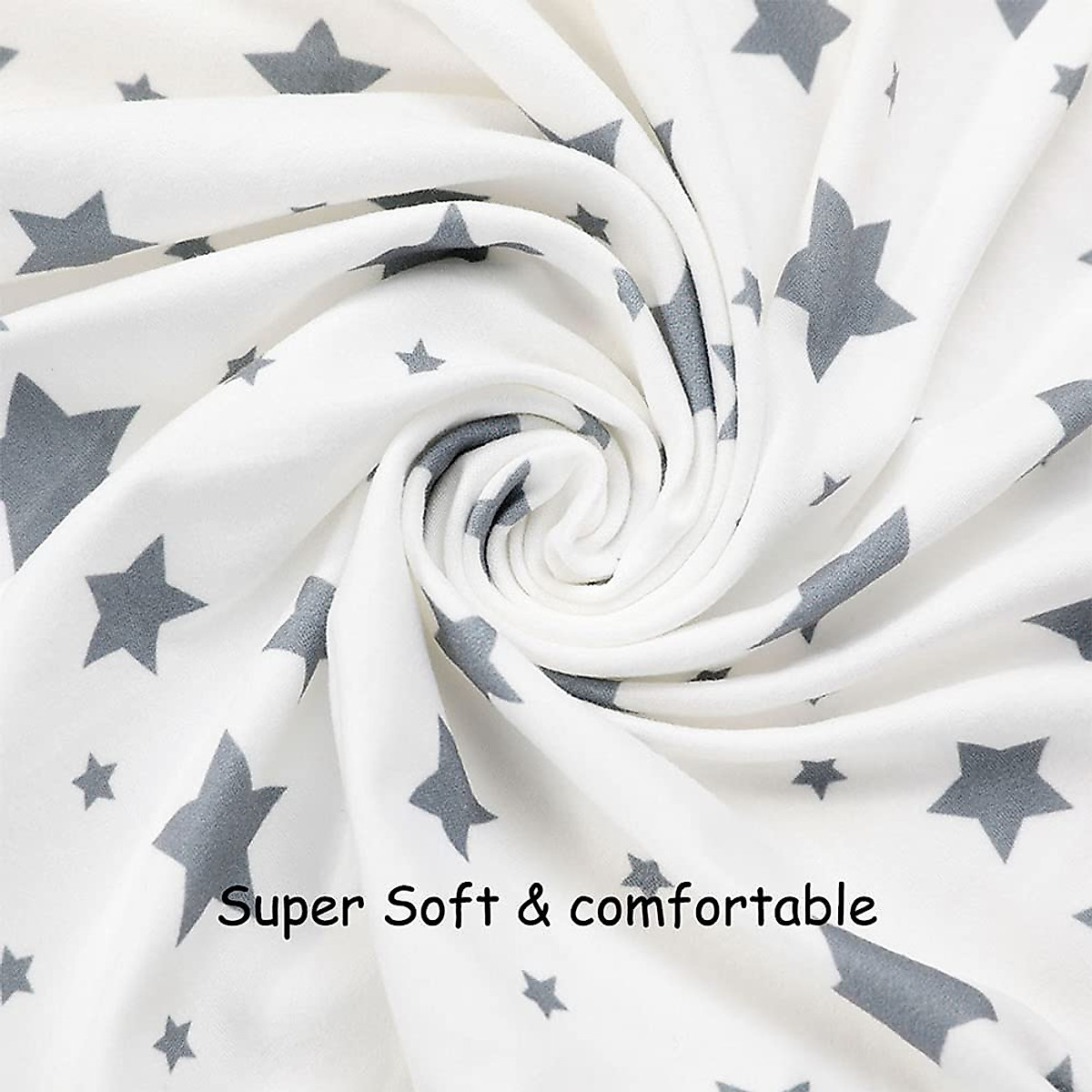 GROWA Universal Bassinet Sheets for Boys and Girls, 100% Breathable Cotton Sheet Set of 3 Pieces, Suitable for Most Bassinet Pads/mattresses, Such as Halo, Chicco Lullago, etc.