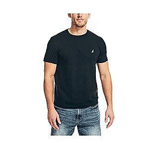 Nautica Men's J-Class T-Shirt, True Black, Medium