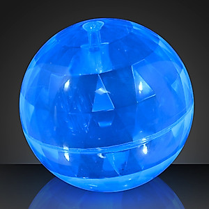 4" Big Blue Bounce Ball with Flashing LEDs