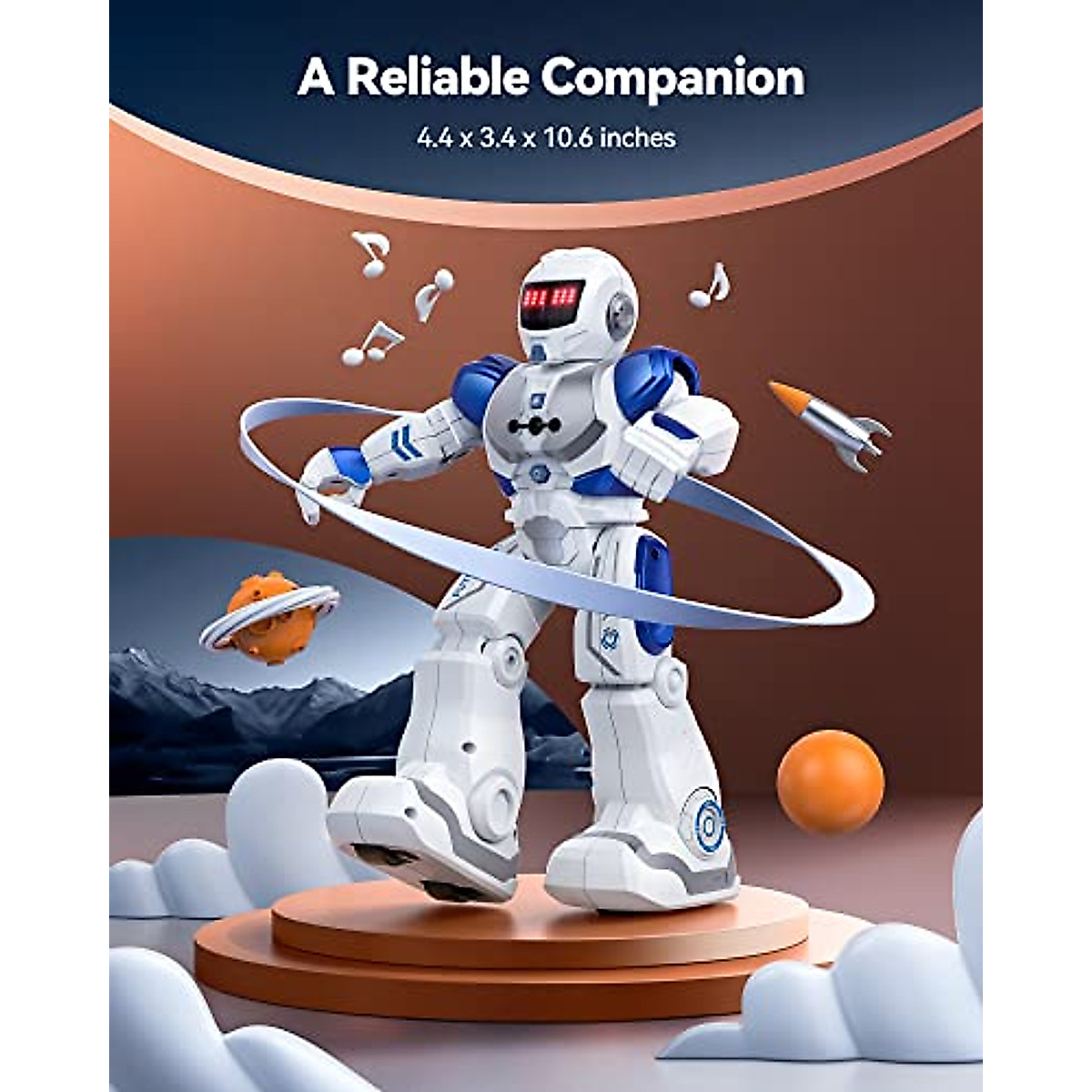 Ruko 1088 Programable Robot and 6088 Robot, Interactive RC Robot for Kids