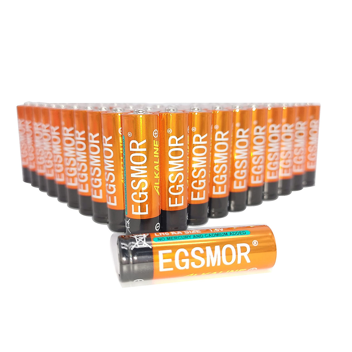 AA Long Lasting High-Performance Alkaline Batteries,AA Alkaline Batteries for Household,Office Devices and Business (AA+ 4 Count)