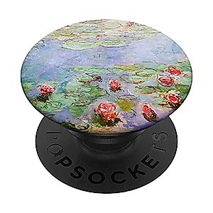 Monet's Water Lilies Modern Art Impressionism Painting Cover PopSockets Swappable PopGrip