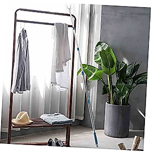 Zerodeko Clothes Rail Adjustable Clothes Rack Closet Hangers for Clothes Heavy Duty Coat Hooks Clothing Hanger Reach Garment Hook Reach Stick Ceiling Reaching Pole Clothes Reaching Rods CD