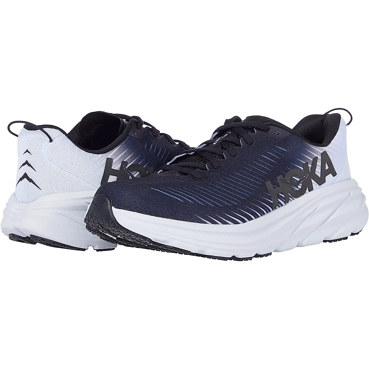 HOKA ONE ONE | Women's, Rincon 3 Running Sneakers (Black - 8.5)