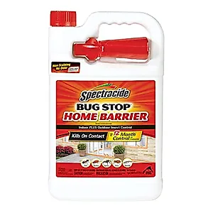 Spectracide Bug Stop Home Barrier Spray, Kills Ants, Roaches and Spiders On Contact, Indoor and Outdoor Insect Control, 1 Gallon