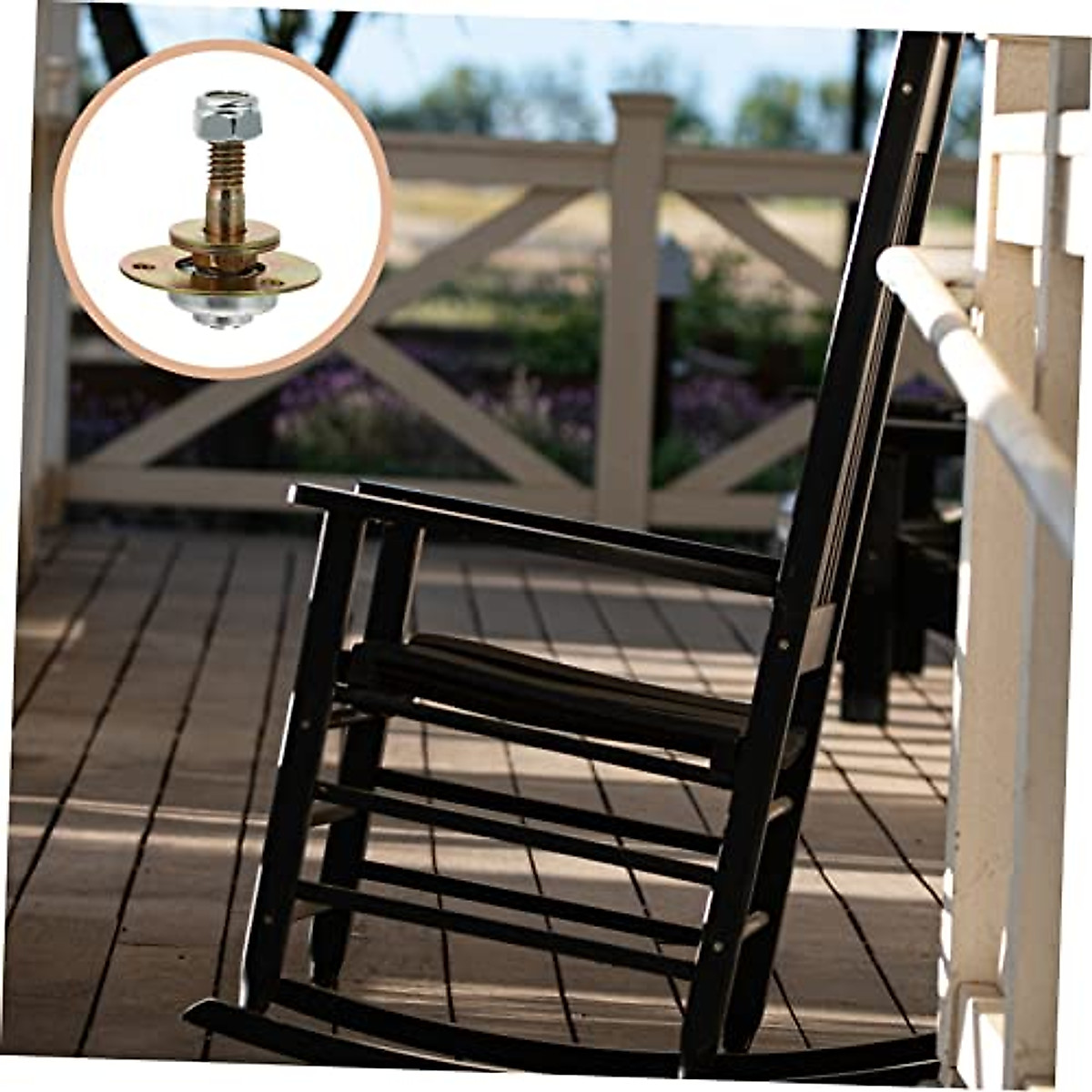 UKCOCO 16 Pcs Rocking Chair Bearing Gaming Chair Bolts Furniture Connecting Fitting Patio Chair Desk Chair Screws Furniture Bolts Rocking Chair Part Garden Chair Iron Tables and Chairs