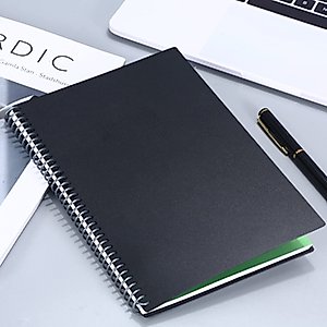 Yinuoday Smart Reusable Notebook A5 Smart Notebook Eco-Friendly Erasable Notebook Waterproof Notepad with Pen Cloth