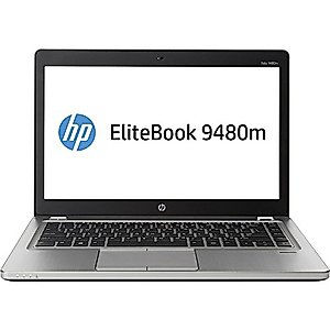 Hewlett-Packard Hp Elitebook Folio 9480m 14 Led Ultrabook - Intel Core I7 I7-4600u Dual-core (2 Core) 2.10 Ghz - P