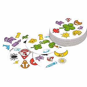 Zygomatic Spot It! Classic Card Game (Pocket Edition) | Matching Game | Fun Kids Game for Family Game Night | Travel Game | Great Kids Gift | Ages 6+ | 2-8 Players | Avg. Playtime 15 Mins | Made