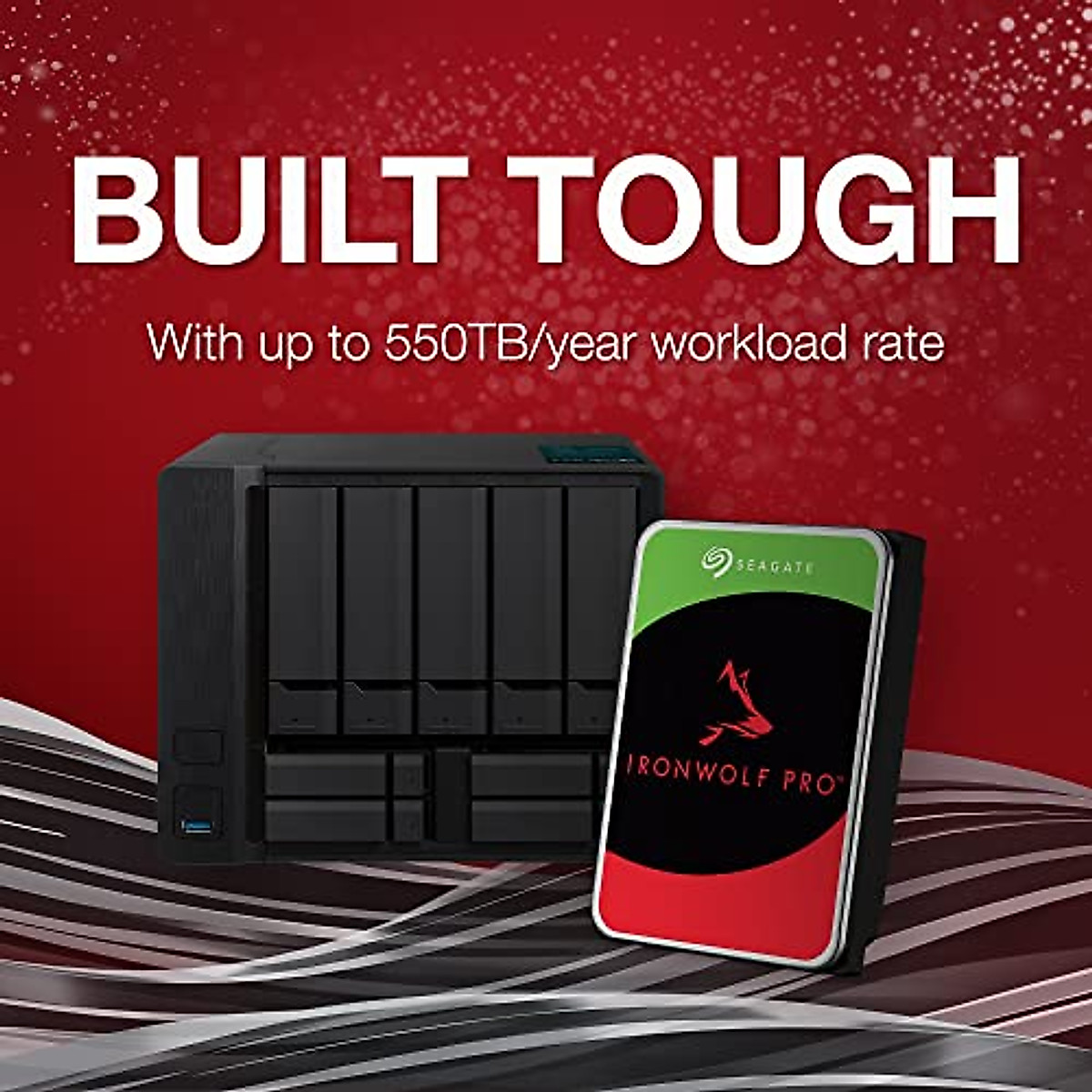 Seagate IronWolf Pro 16TB Enterprise NAS Internal HDD Hard Drive – CMR 3.5 Inch SATA 6Gb/s 7200 RPM 256MB Cache for RAID Network Attached Storage, Rescue Services - FFP g (ST16000NTZ01)