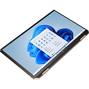 HP Spectre Touch x360 13 in Ash-Gold Convertible Laptop 11th Gen Intel i5 up to 4.2GHz 8GB DDR4 256GB SSD 13.3in FHD Backlit Keyboard Win 11 (13-AW200-Renewed)