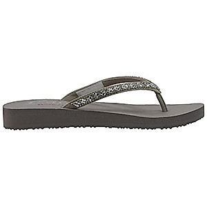 Skechers Women's Meditation-Perfect 10 Thong Sandal Nude 8