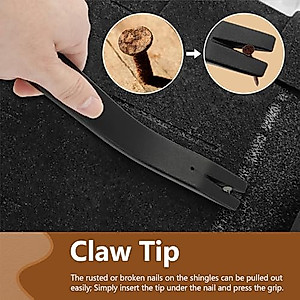 SDSNTE 4140 Steel Roof Snake Tool for Efficient Roof Repair and Shingle Removal