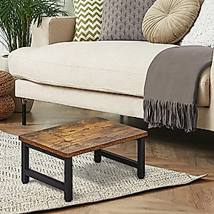 HOMCENES Step Stool for Kids, Wooden Step Stool, Kids Potty Training Stool, Easy to Move, Solid Portable Wooden Bedside Step Stool, Bed Steps for High Beds, One Step Foot Stool for Kitchen, Adults