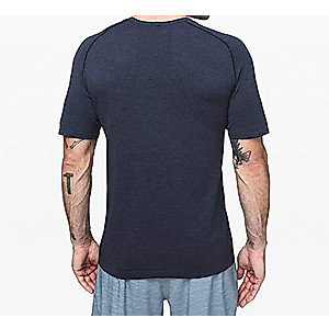LULULEMON Men's Metal Vent Tech Short Sleeve Crew T-Shirt (True Navy, XS)