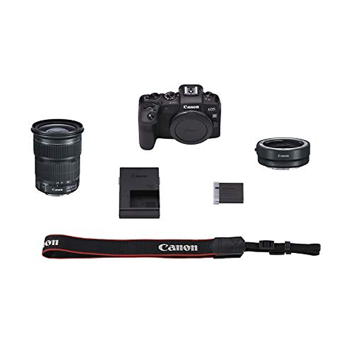 CANON DIGITAL CAMERA EOS RP BODY + CANON MOUNT ADAPTER EF-EOS R + EF 24-105mm f/3.5-5.6 IS STM KIT (Renewed)