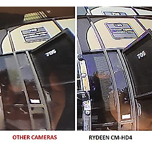 RYDEEN CM-HD4 Backup/Front View Camera, Waterproof, NightVision 960 TV LINE HD CMOS, OEM Style ABS Housing, Wing Mount, Reverse Trigger Auto Switching, for Cars, Trucks, SUVs, RVs, Vans (Black)