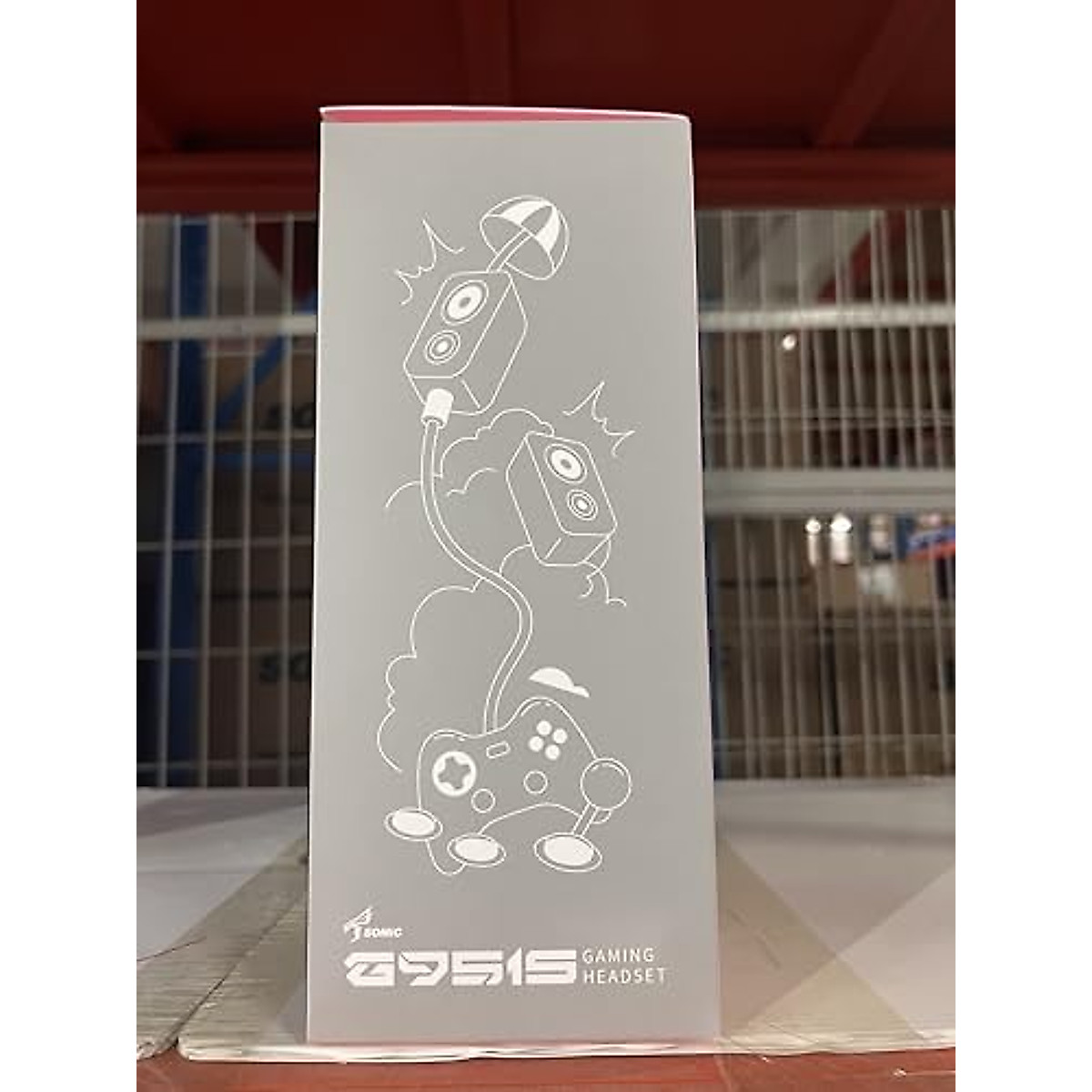 SOMIC G951s Pink Stereo Gaming Headset with Mic for PS4,Xbox,PC,Mobile Phone,3.5mm Noise Reduction Cat Ear Headphones Lightweight Over Ear Headphones for Girls