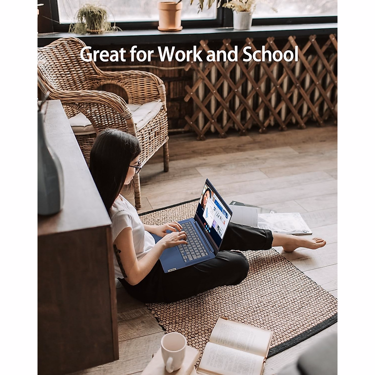 Lenovo Chromebook Laptop Computer, 14 FHD IPS Touchscreen Light PC, 8-Core MediaTek Kompanio 520, 4GB RAM, 64GB eMMC, Chrome OS, Wi-Fi 6, Long Battery Life, USB-C