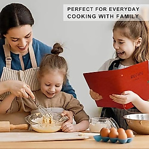 XXINMOH Leather Recipe Book With Index Pages & Templates, The Perfect Recipe Note Book To Write In Your Own Recipes - Simplified Blank Cookbook to Organize Your Recipes (Waterproof Cover)