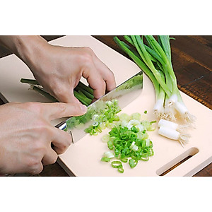 Yoshihiro VG10 16 Layer Hammered Damascus Stainless Steel Nakiri Vegetable Knife 6.5'' (165mm)