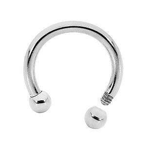 365 Sleepers 20G 18G 16G 14G 12G 10G 8G 6G 4G 2G Surgical Steel 6mm - 22mm Circular Barbell Horseshoe Nose Nipple Tragus Ring Earring Body Piercing Jewelry
