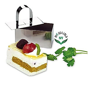 NewlineNY Stainless Steel Dessert Rings (12 Pcs) Round Square Rectangular Appetizers Molded Salads, Cakes Mousse Molding Layering Cake Cutter