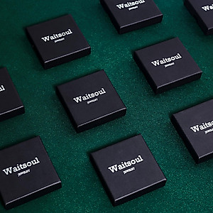 Waitsoul 925 Sterling Silver Cuban Chain Lobster Clasp 4mm Silver Cuban Link Curb Chain Necklace for Women Men Diamond Cut 16-30 Inches(18)