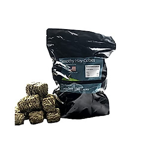 Rabbit Hole Hay Ultra Premium, All Natural Timothy Cubes for Your Small Pet Rabbit, Chinchilla, or Guinea Pig (24oz)