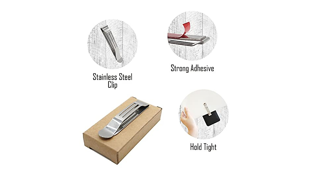 BORING PRODUCT Pocket Clip 2 Pack - Durable & Stylish