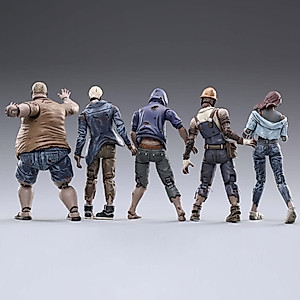 JoyToy 1/18 Action Figures LifeAfter Infected (Set of 5 Figures) Collection Model