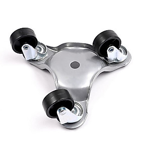 4 pcs 3Wheel Mover’ s Dolly,Steel tri-Dolly,300 lbs Load Capacity，for Mobile Furniture and Appliances