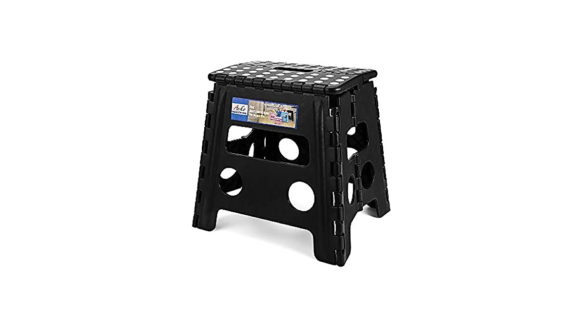 ACKO 13-Inch Heavy Duty Folding Step Stool for Kids & Adults