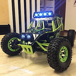 WLtoys RC Cars 1/12 Scale 2.4G 4WD High Speed Electric All Terrain Off-Road Rock Crawler Climbing Buggy RTR for Kids and Adults