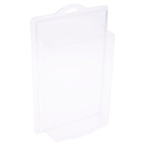 Protech SSWFC-1 Clamshell Protector Display Case for Basic WWE Wrestling Action Figures & Star Wars Black Series 6" Figures with Orange / Blue Packaging, 6.5" W x 10.5" H x 2" D