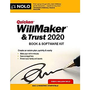 Quicken Willmaker & Trust 2020: Book & Software Kit